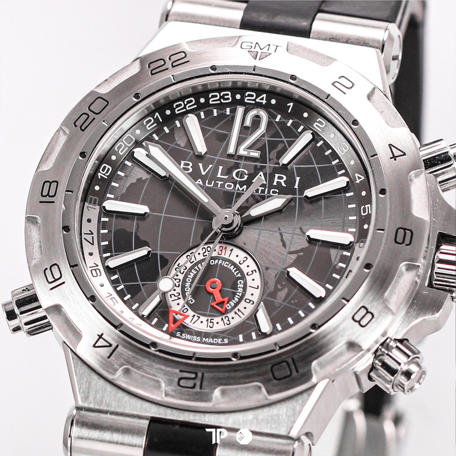 Bvlgari GMT Diagono 42mm – Pusat Jam Tangan Mewah