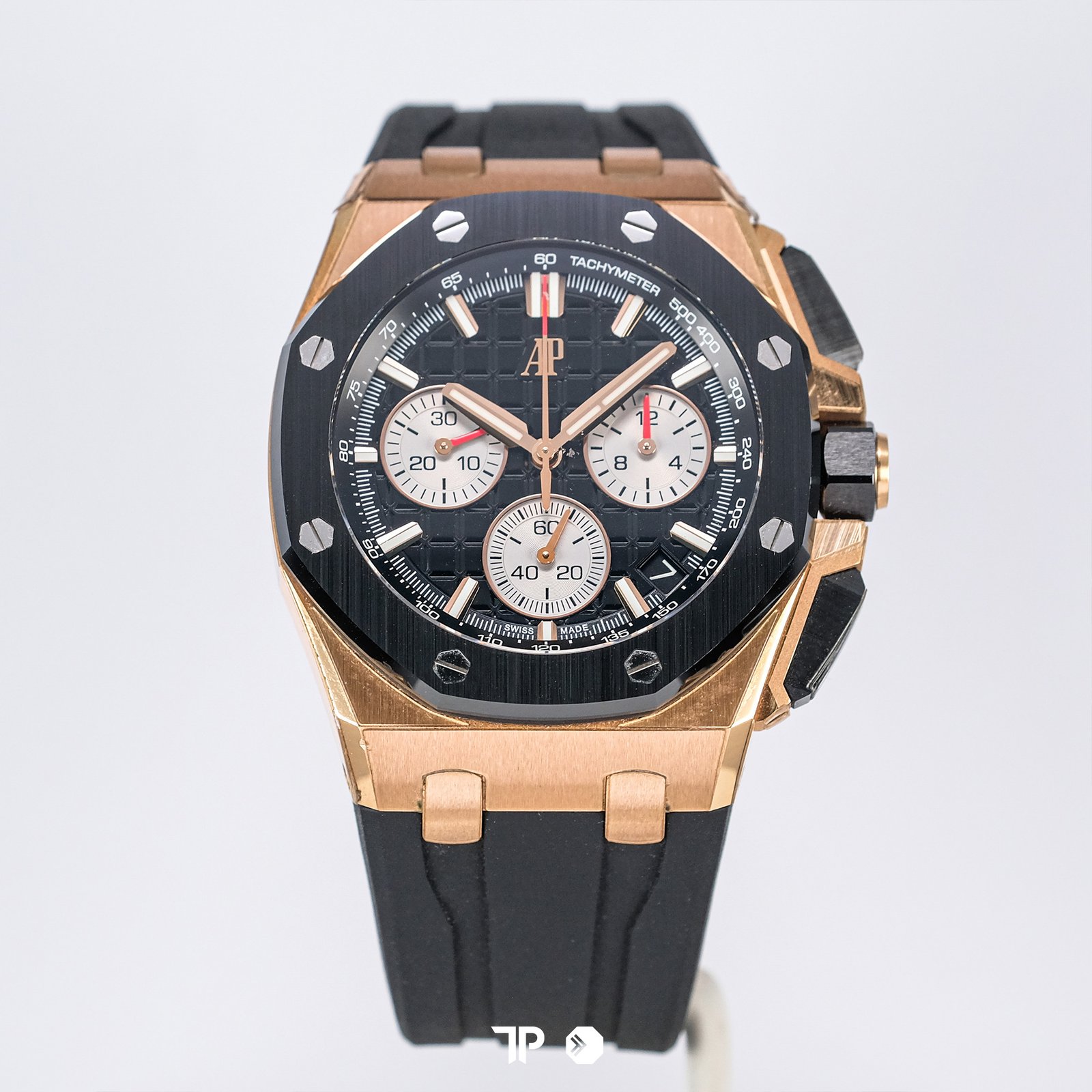 Audemars Piguet Royal Oak Offshore Chronograph Rosegold Black Dial 43mm ...